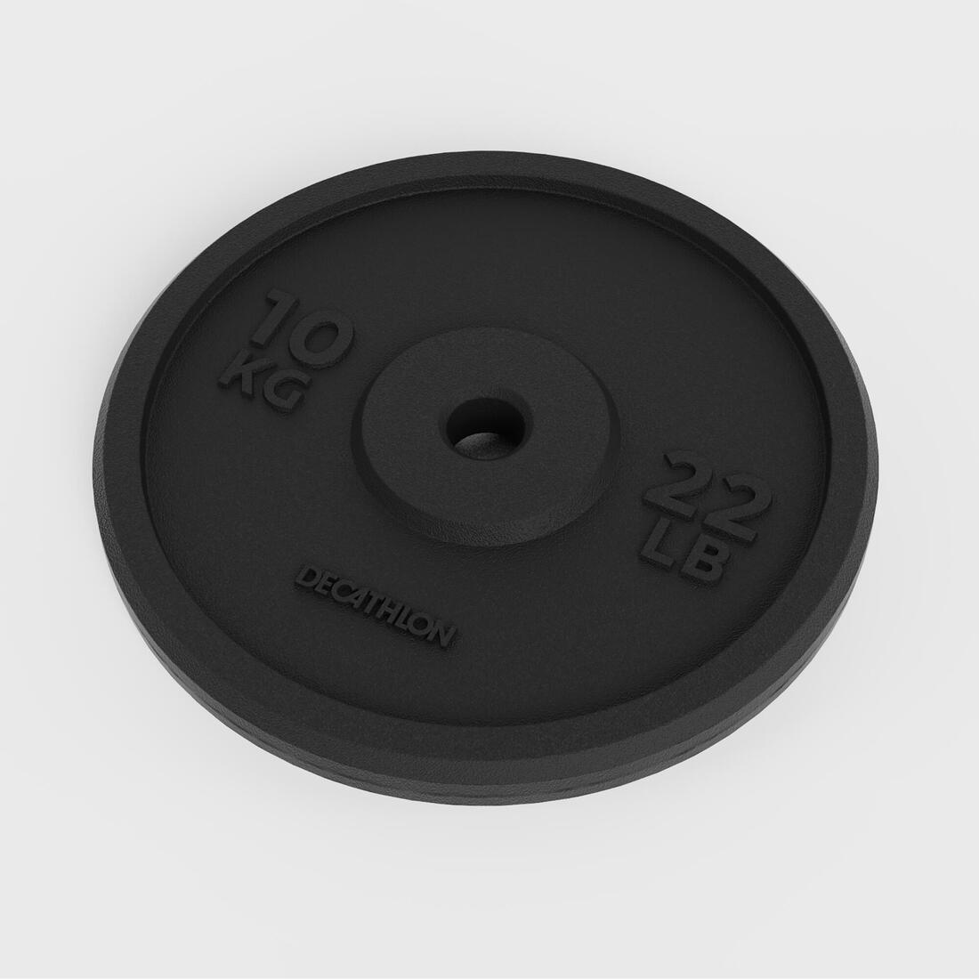 10kg 28mm Weight Training 80% Recycled Cast Iron Plate – Decathlon Kosovo