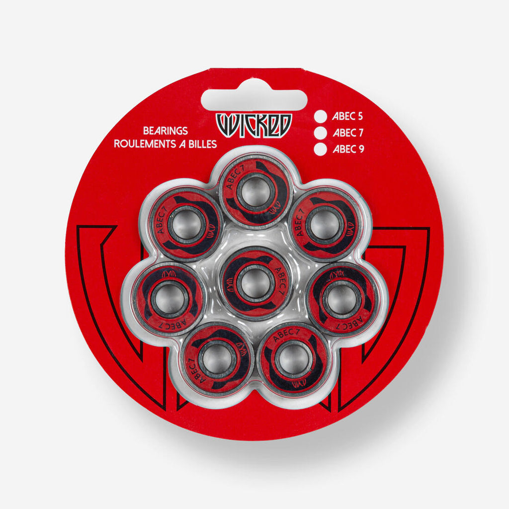 8 ABEC 7 Wicked Inline Skate Bearings – Decathlon Kosovo