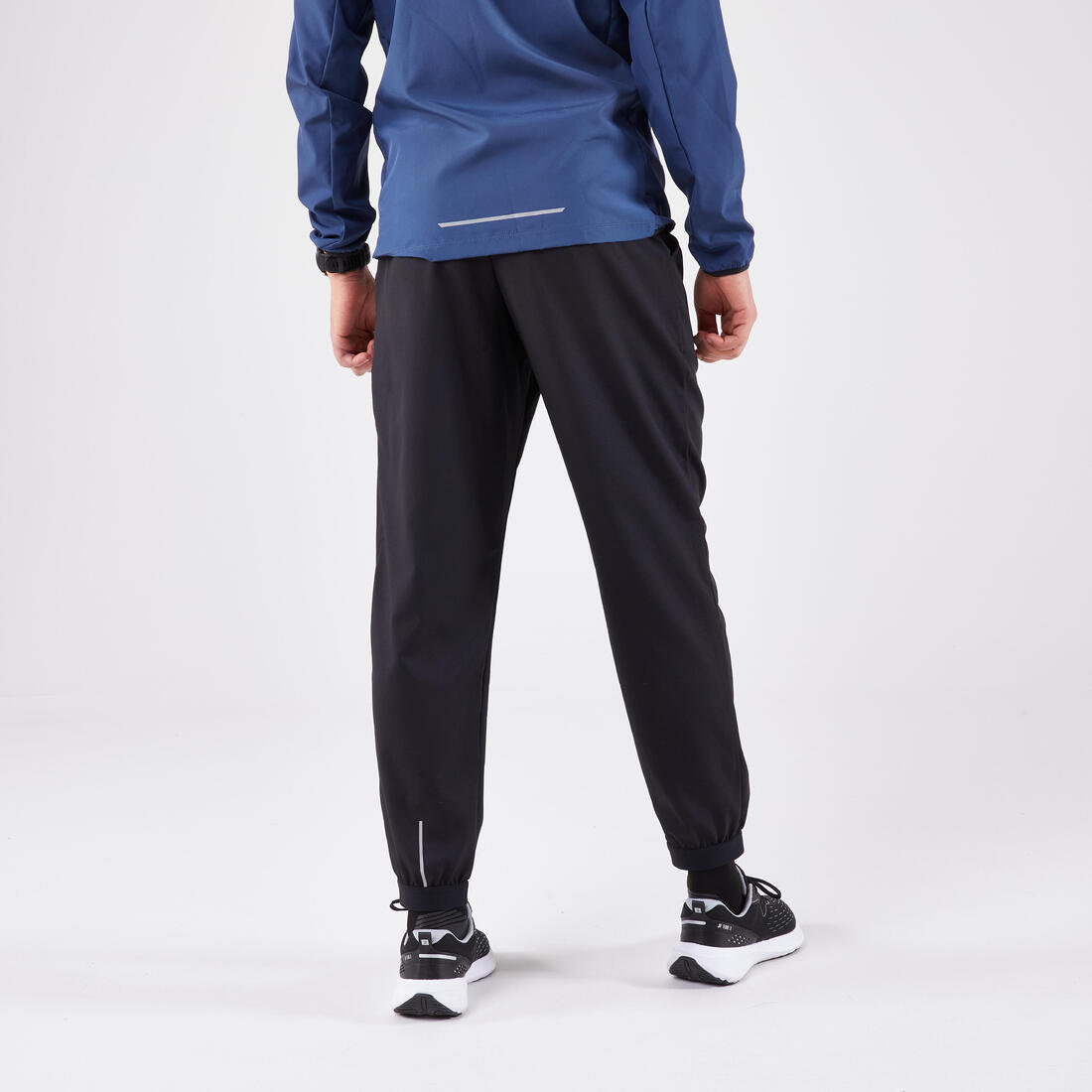 KIPRUN Run 100 Dry Men's Breathable Running Trousers - Black ...
